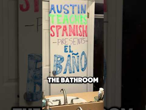 Español en El Baño (The Bathroom) #spanish #language #vocabulary #bathroom #baño
