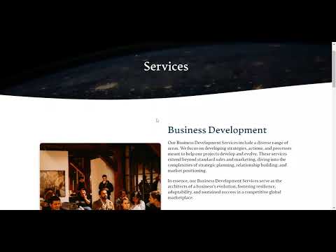 Web Design & Logo Design For Business Development Services Company