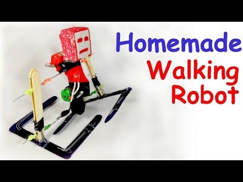 How to make a WALKING ROBOT at HOME Easy – indian lifehacker