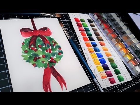 Let’s Take is Easy and Paint a Simple Watercolor Christmas Card! – The ...