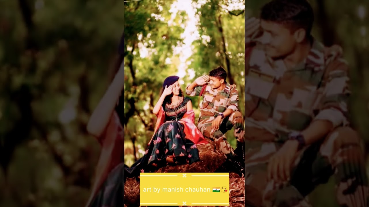 Pin on Indian Army couple / Army Girlfriend