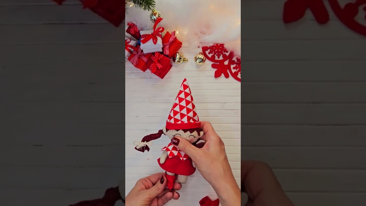 Mini Elf Doll PDF Pattern with Easy Step-by-Step Sewing Tutorial