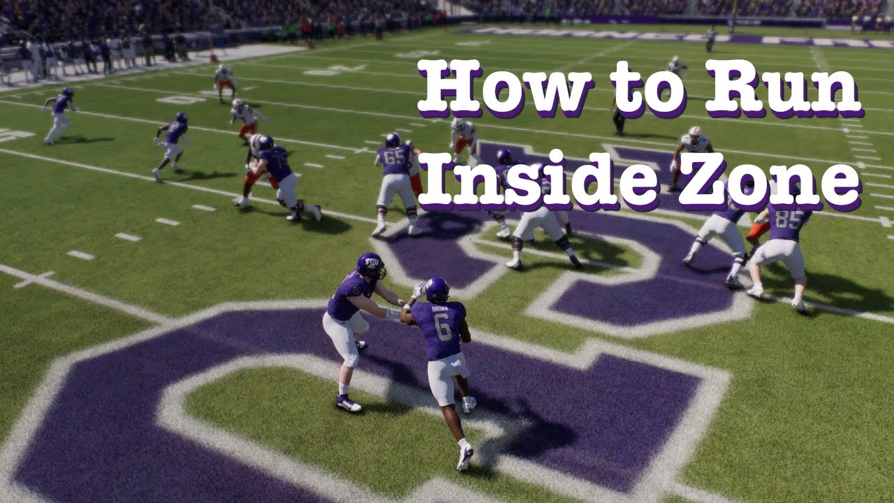 Zone Run Scheme for Beginners - Part 1 of 4: Inside Zone (College Football 26)