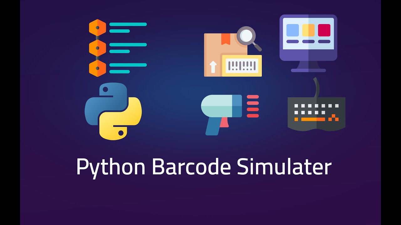 Simple Barcode Scanner Simulater HID With Python 🐍