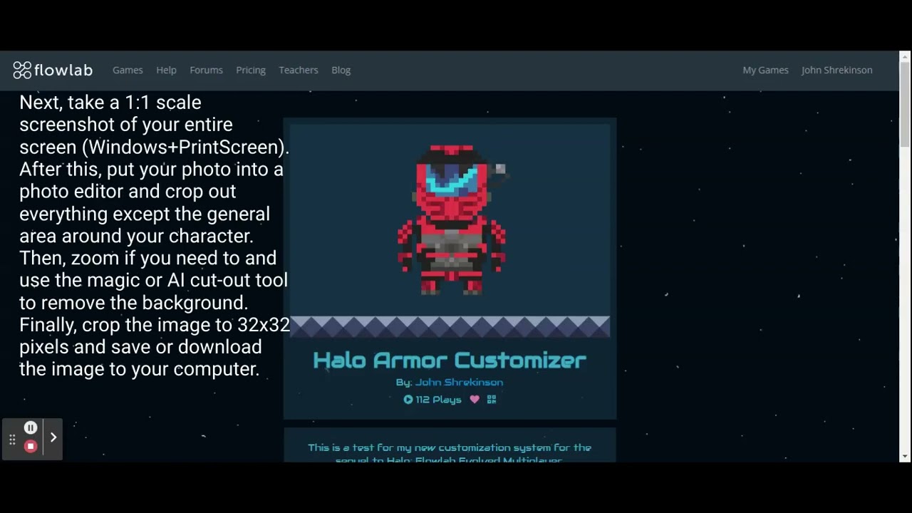 Halo Armor Customizer Save Tutorial - Examples & Tutorials - Flowlab Community
