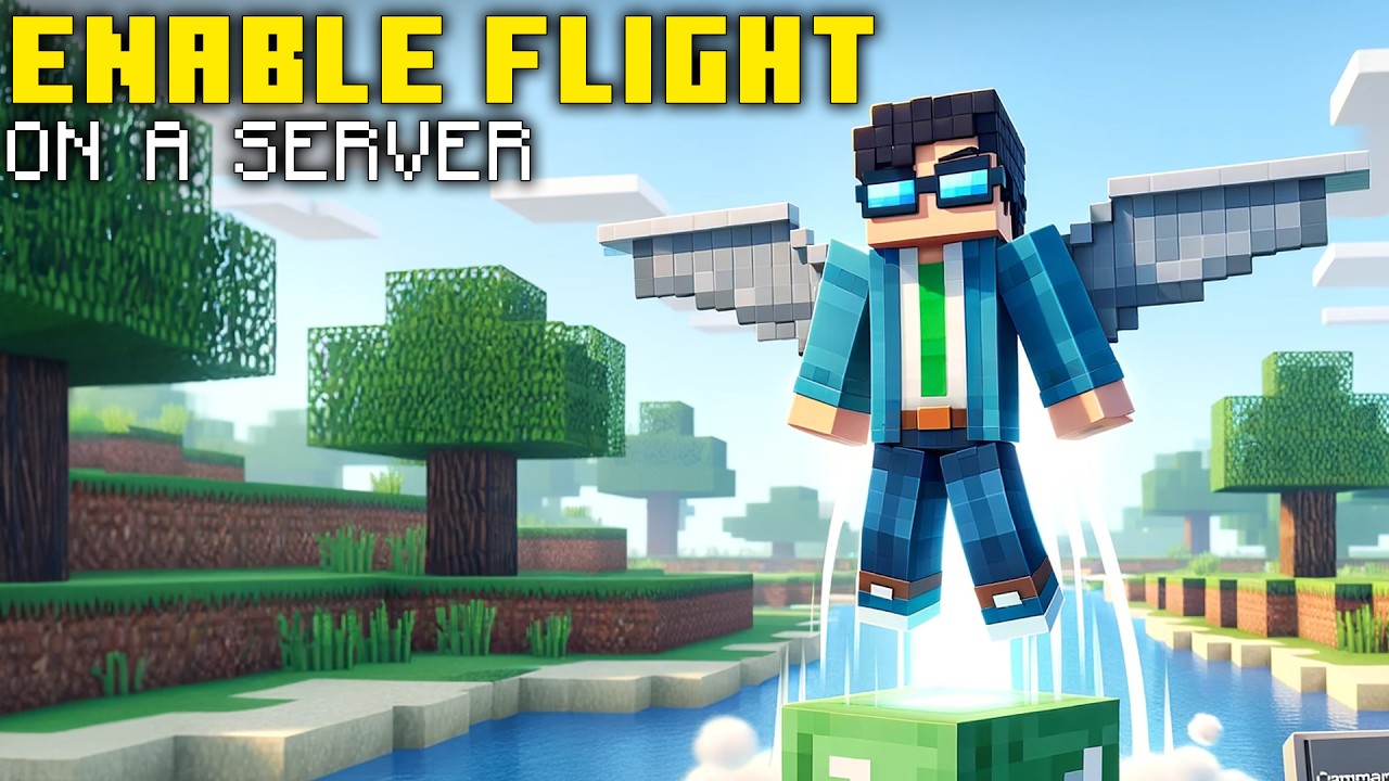 How To Enable Flight on a Minecraft Server