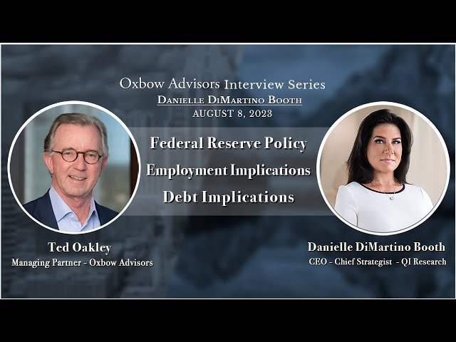 Video: Ted Oakley - Oxbow Interview Series 2023 - Danielle DiMartino Booth - Fed Policy ...