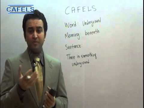 CAFELS (Basic English): Underground Meaning and Sentence in Urdu/Hindi-Canada Qualified