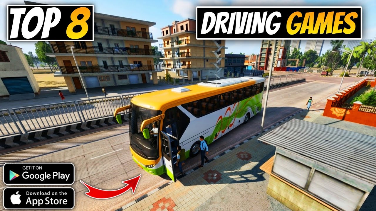 Top 8 High graphics driving simulator games for mobile 2026 💯