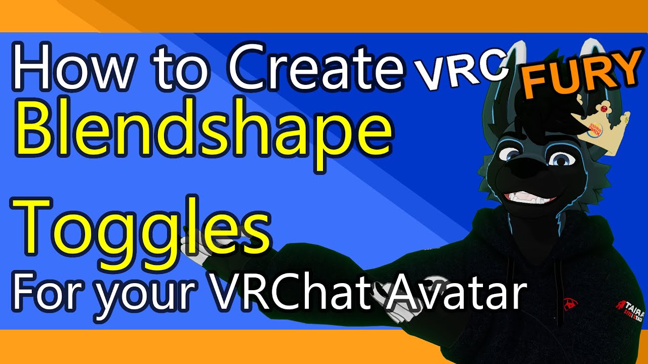 How to Create VRCFury Blendshape Toggles Tutorial