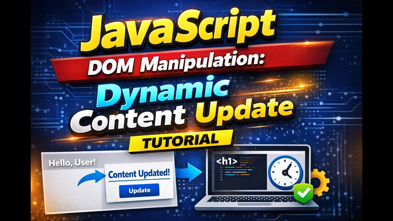 JavaScript DOM Manipulation: Dynamic Content Update Tutorial