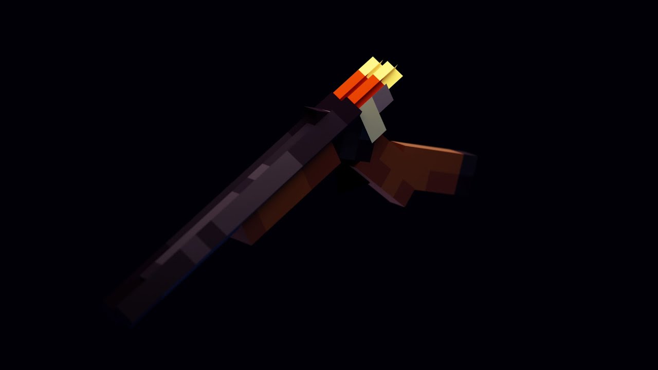 Minecraft Diamond Shotgun