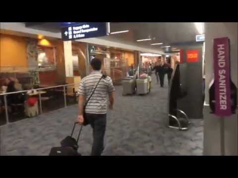 Walking from the C Gates to the Baggage Claims Las Vegas McCarran Airport Las Vegas, NV