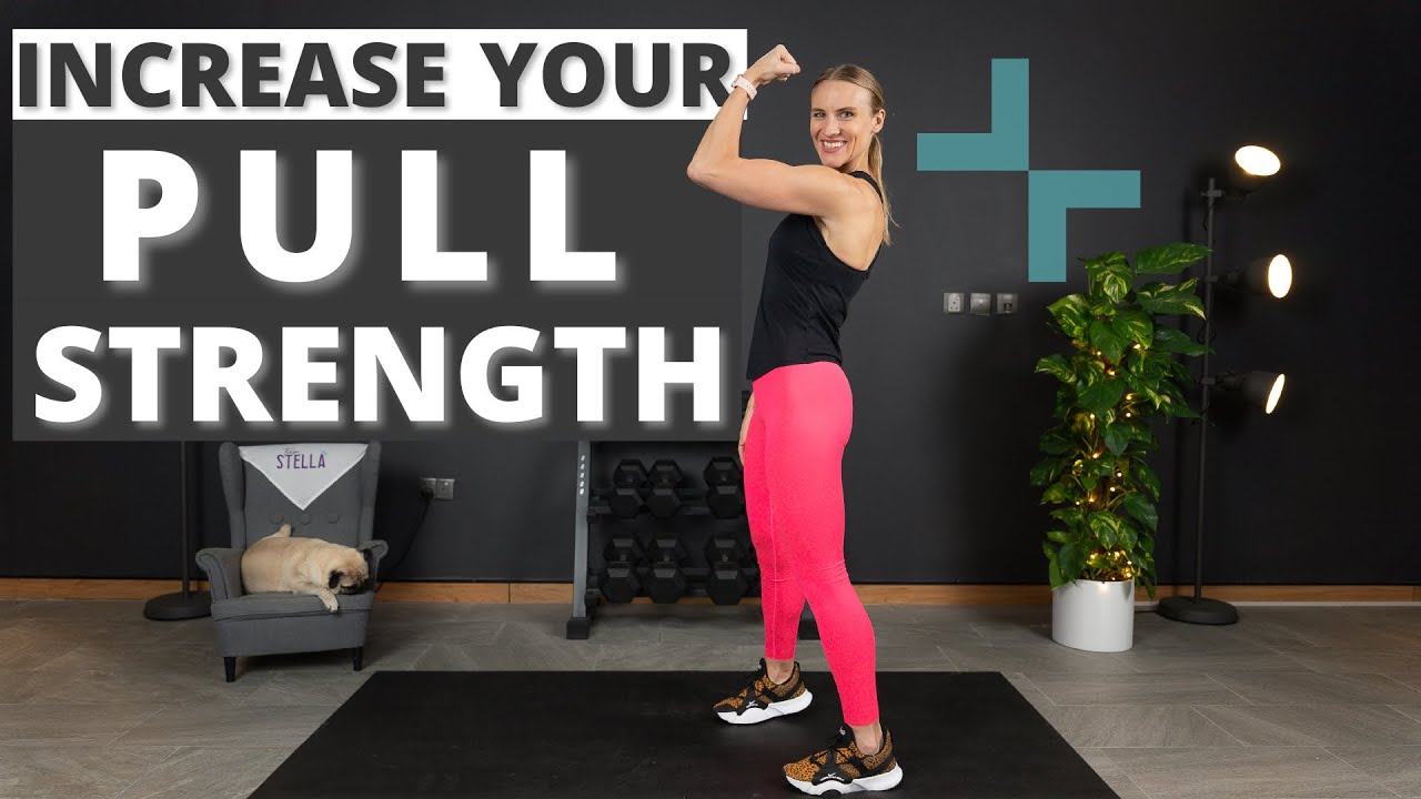 20 minute PULL WORKOUT for STRONG Back & Biceps | Dumbbell Workout