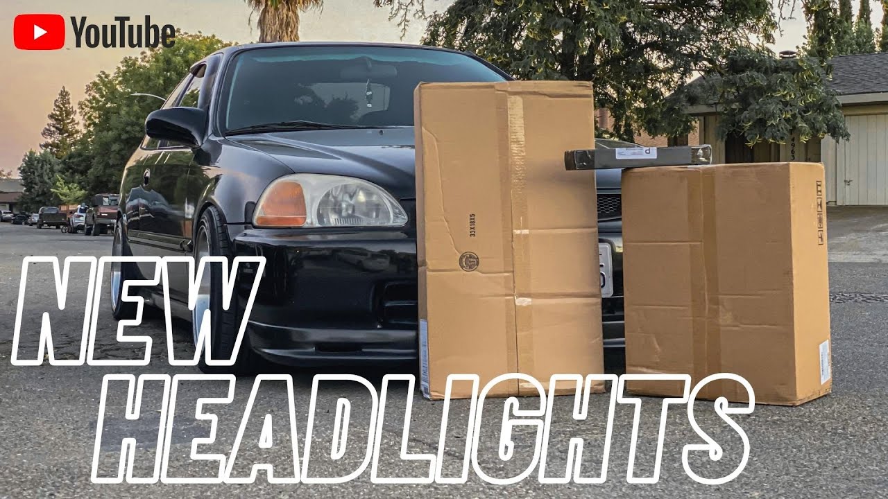 installing $60 civic headlights