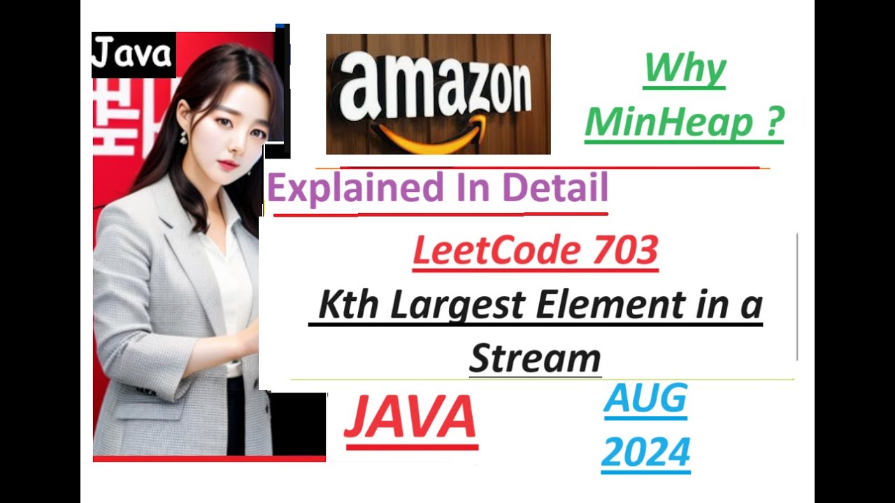 Kth Largest Element in a Stream | Leetcode 703 | Amazon | Heap | Optimal Java Code | Developer Coder