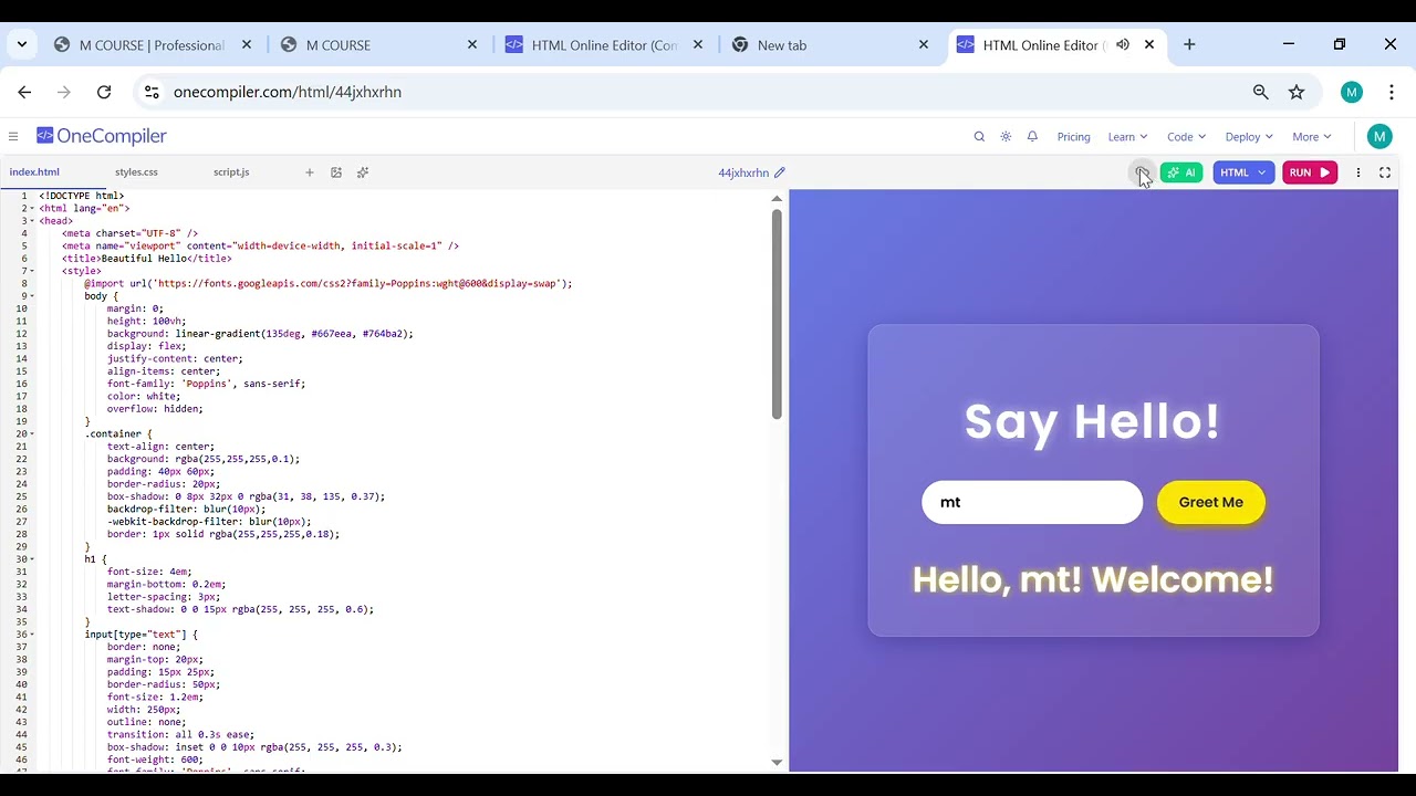 HTML Online Editor Compiler, Interpreter & Runner   Google Chrome 2026 04 10 17 21 31