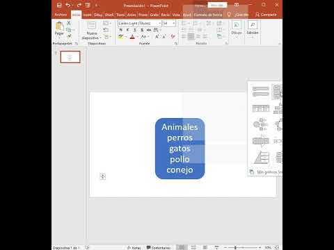 convertir Smart art en texto y viceversa en powerpoint
