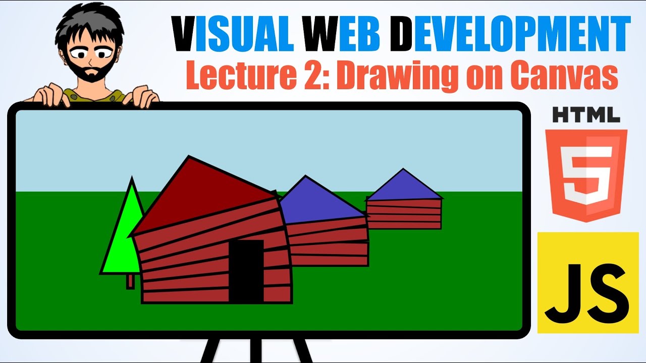 Drawing on the HTML canvas using JavaScript