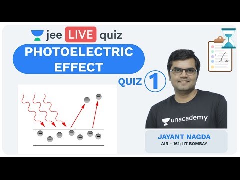 Photoelectric Effect - Quiz 1 Video Lecture - JEE