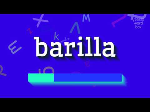 How to say "barilla"! (High Quality Voices)