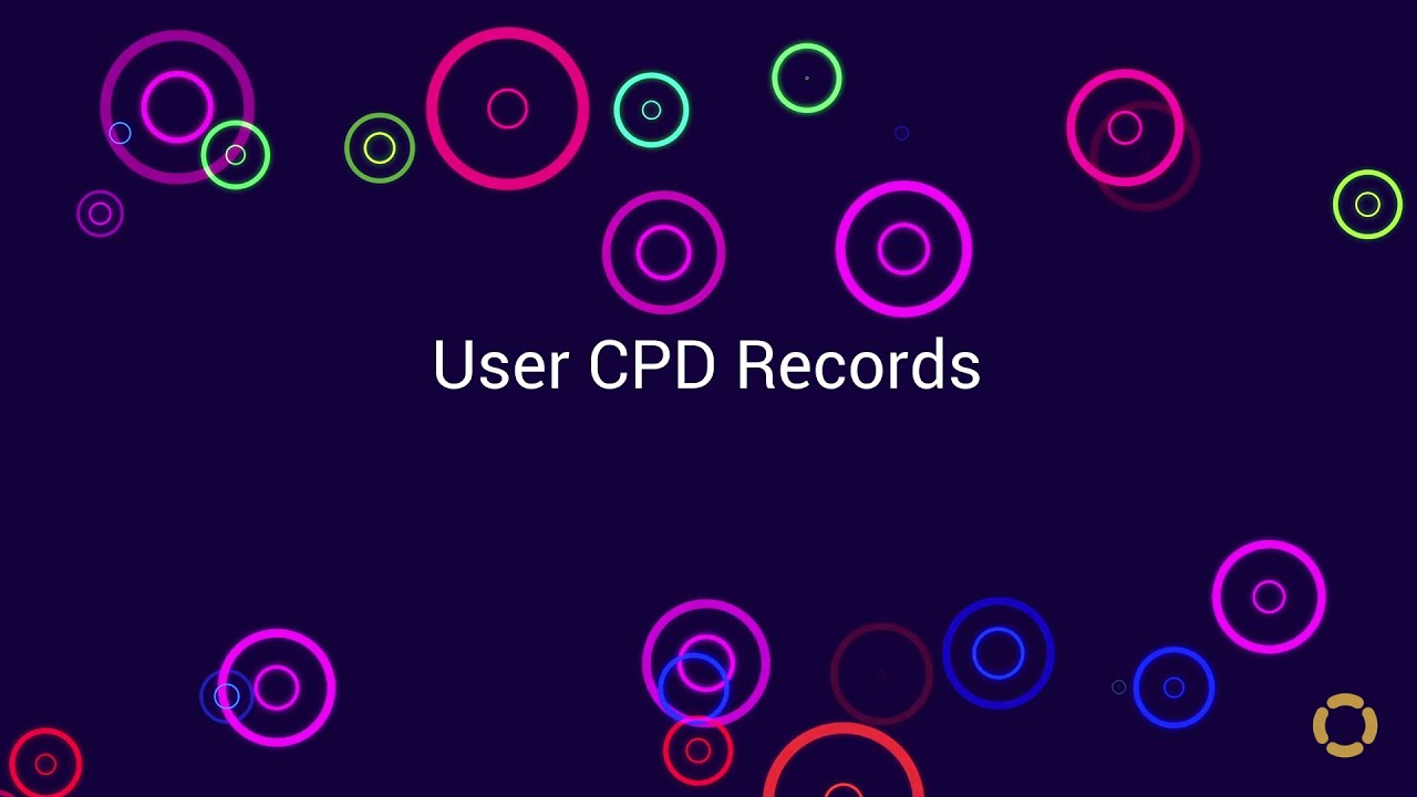 User CPD Activities
