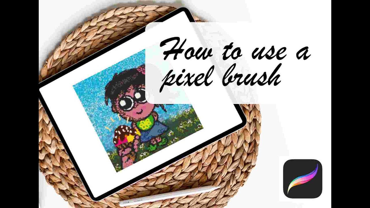 How to use pixel brushes (Procreate Tutorial)