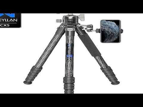 Carbon Fiber Tripod for Camera Professional Lightweight Compact Tripod for Travel Camera S