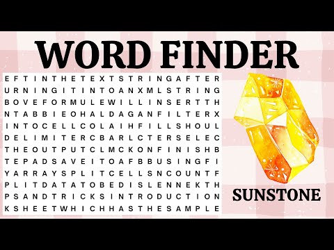 🔥WORD Finder: GEMSTONES Edition 💎 | Can YOU Spot All the Hidden Jewels?