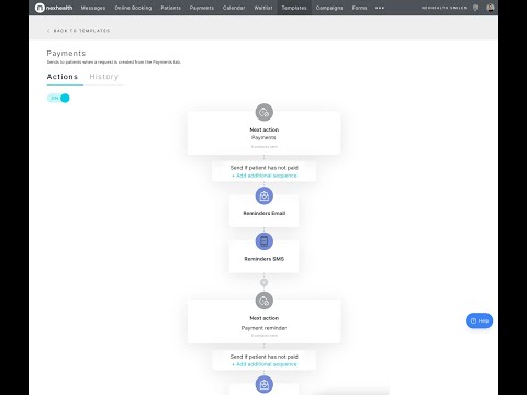 How to automate payment reminders using NexHealth