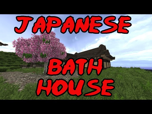 Japanese Bath House Minecraft Map