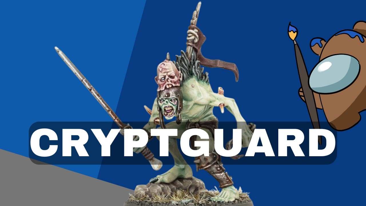 Painting a Cryptguard for April's Miniature of the Month! - Warhammer Quick and EASY Tutorial