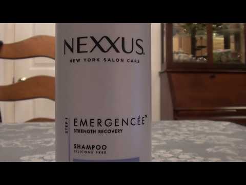 Nexxus Emergencée Shampoo for Weak Damaged Hair REVIEW