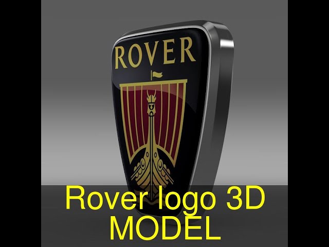 Rover logo 3D Model - FlatPyramid