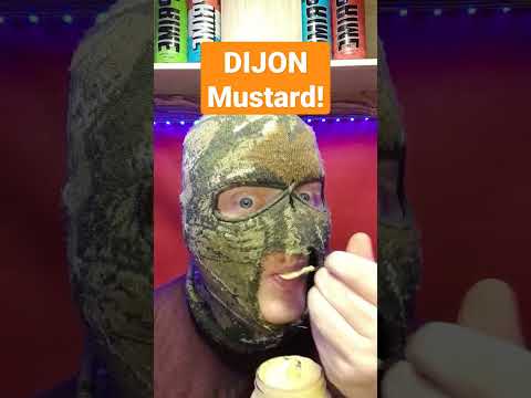 DIJON MUSTARD! Taste test! #fat #food #review #reaction