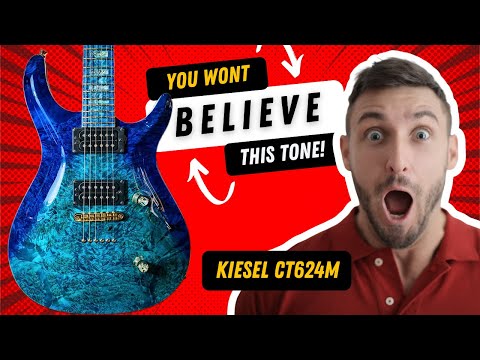 Kiesel CT624M - Translucent Sapphire Blue & Aqua w/ *OHSC* | Reverb