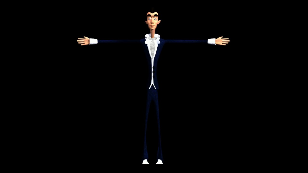 First 3D Character Model - Turnaround