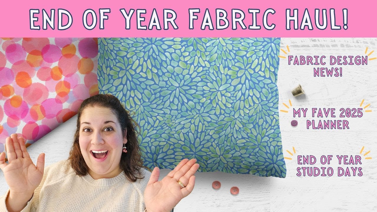 HUGE SPOONFLOWER FABRIC HAUL: Stocking Up for the New Year!