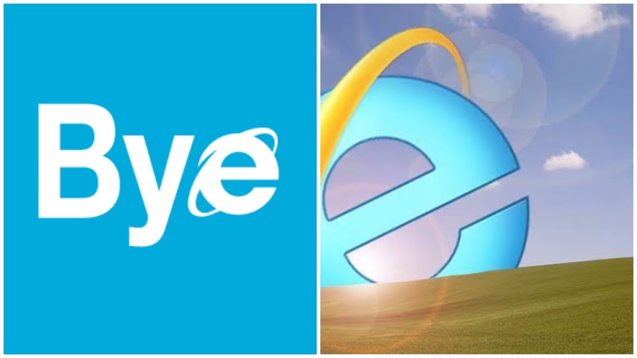 GOODBYE INTERNET EXPLORER