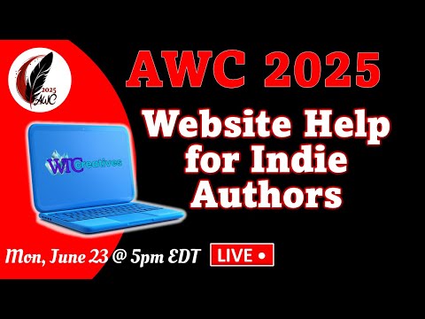 What WTC Creatives Offers for Author Website Design // AWC 2025 // 23 June 2025 @ 5 pm EDT