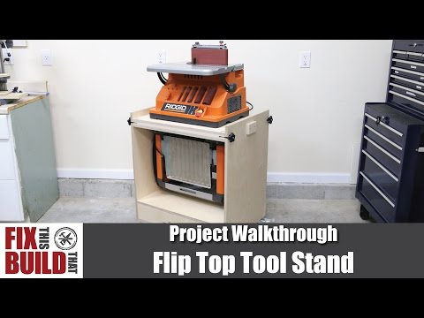 This Flip-Top Tool Stand Can Double Your Work Space