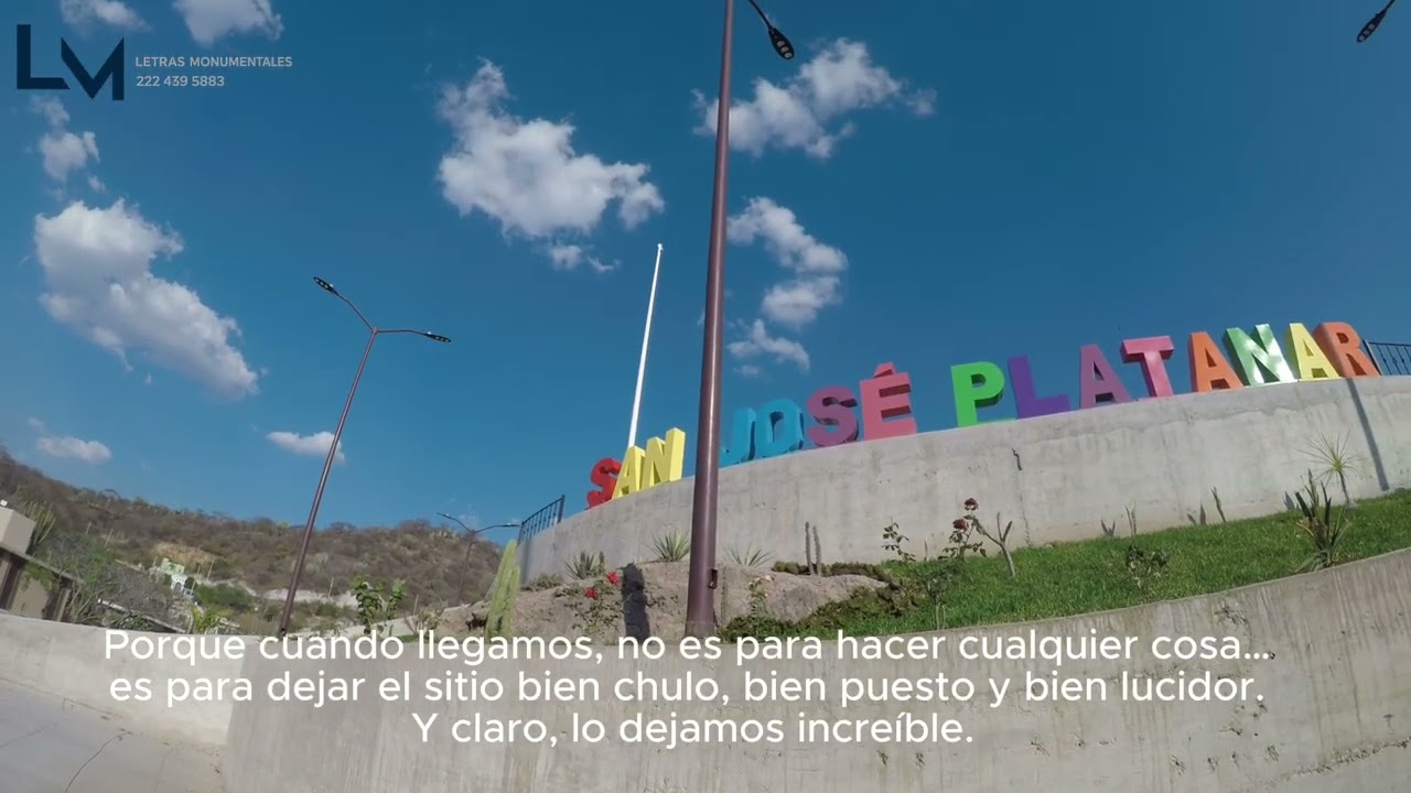 Fabricamos Letras Monumentales para Municipios, Pueblos Mágicos, Comunidades y Localidades de México