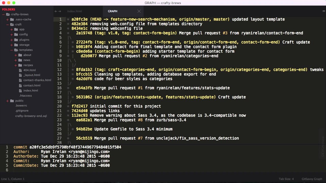 Using Git in Sublime Text