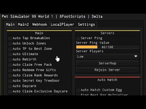 *NEW* Pet Simulator 99 Script (PASTEBIN 2025) *KEYLESS*