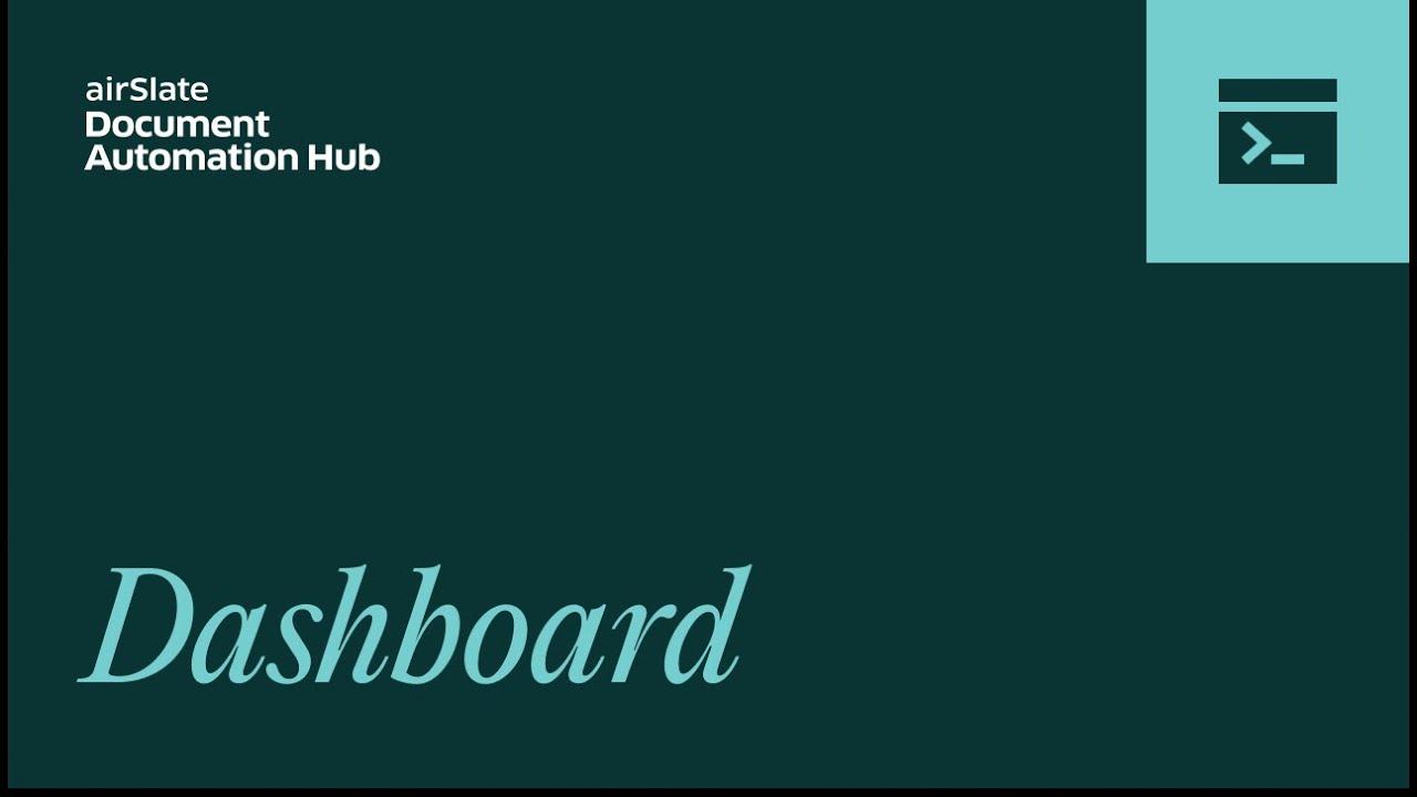airSlate API Video Tutorial. Dashboard