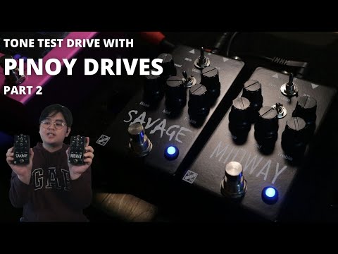 Pinoy Drive Pedals: Savage Distortion and Midway Overdrive by QUARTERMODS