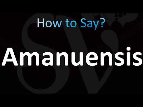 How to Pronounce Amanuensis (CORRECTLY!)