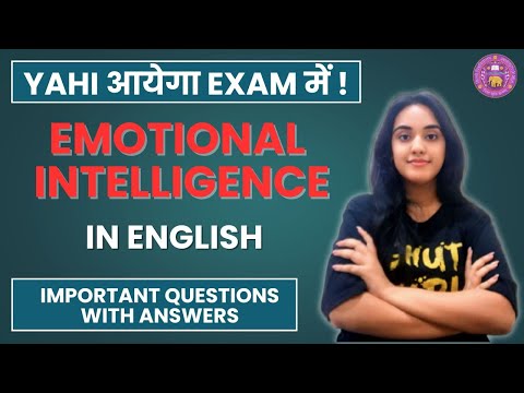 Emotional Intelligence 10 Most Important Questions with Answers BA Prog/Hons All Semester in English