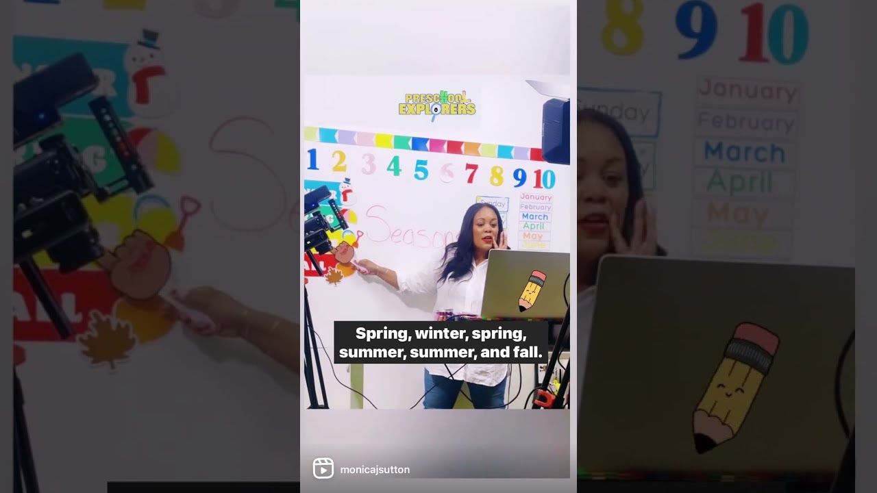 Virtual Preschool- Preschool & Kindergarten Lessons - Learn at Home - Circle Time with Ms. Monica
