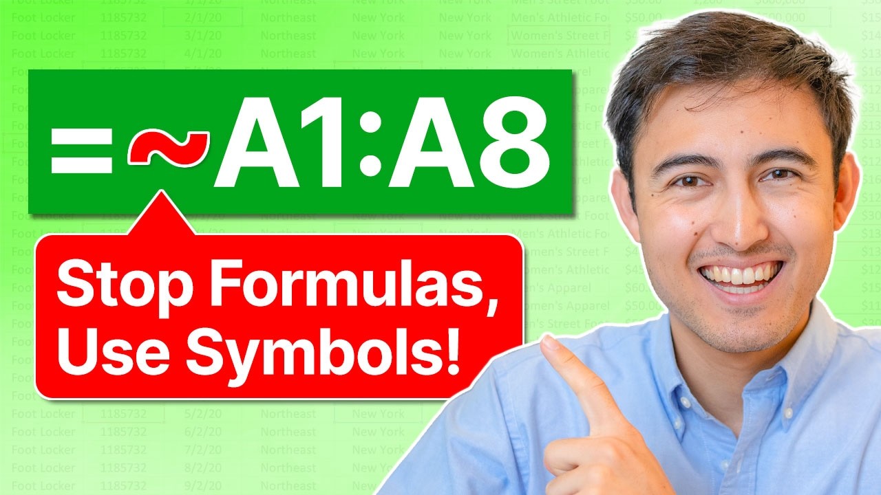 8 Tiny Excel Symbols That Replace Messy Formulas
